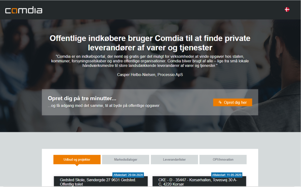 Hold dig opdateret på offentlige udbud og opgaver - og byd dig til ...